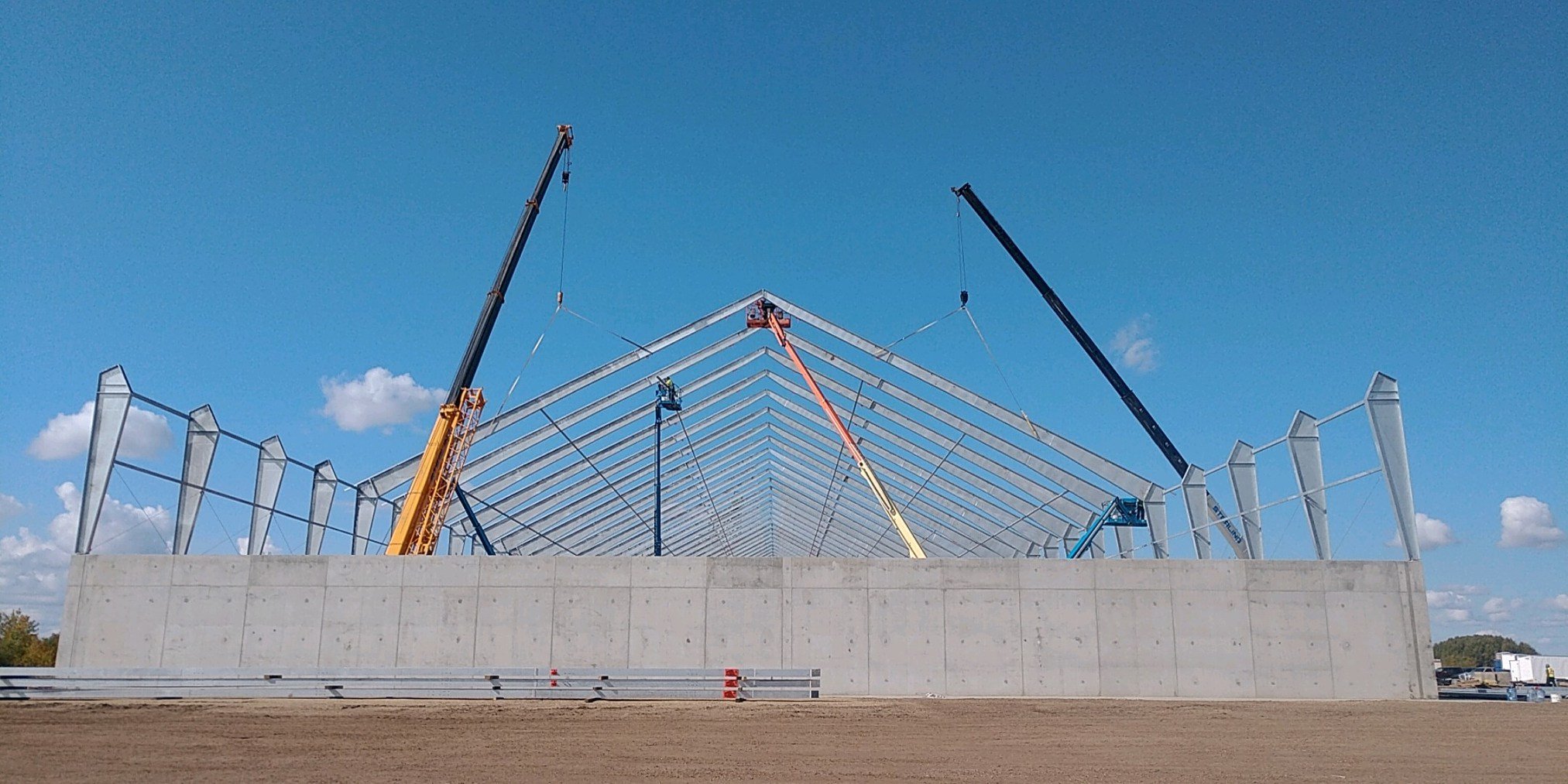 Advantages of Fabric Structures with Rigid Steel Frames